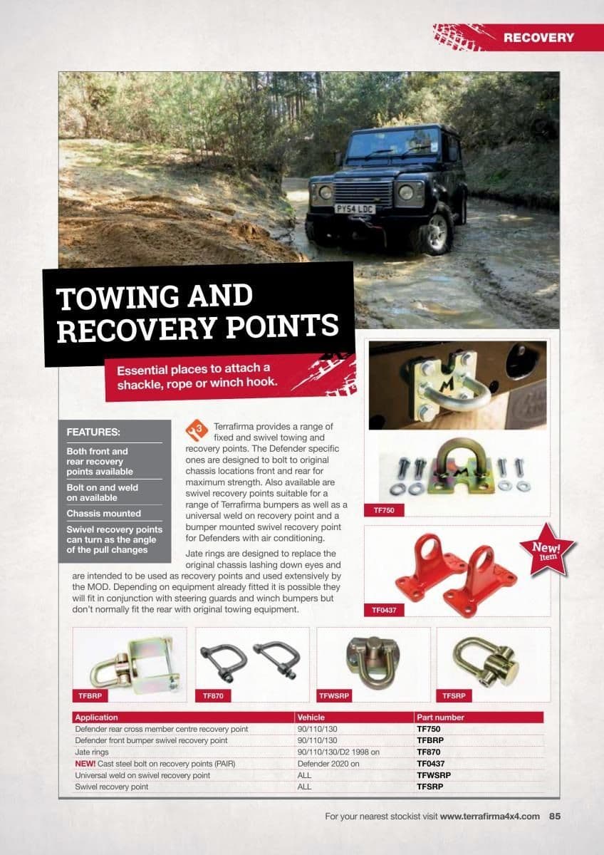 Towing & Recovery Points