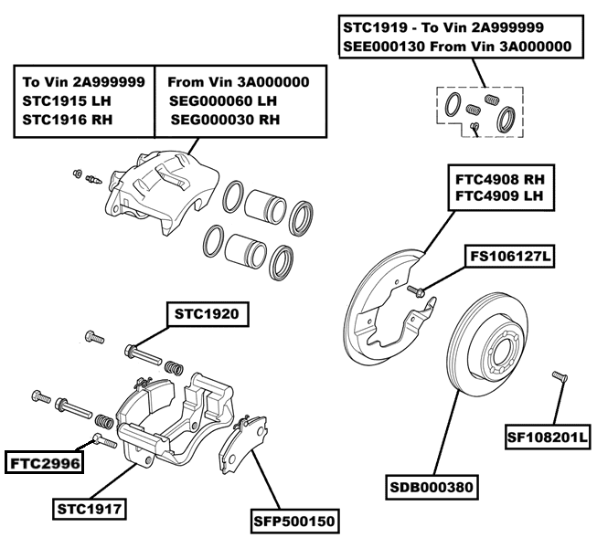 Discovery 2 Front Disc Brakes
