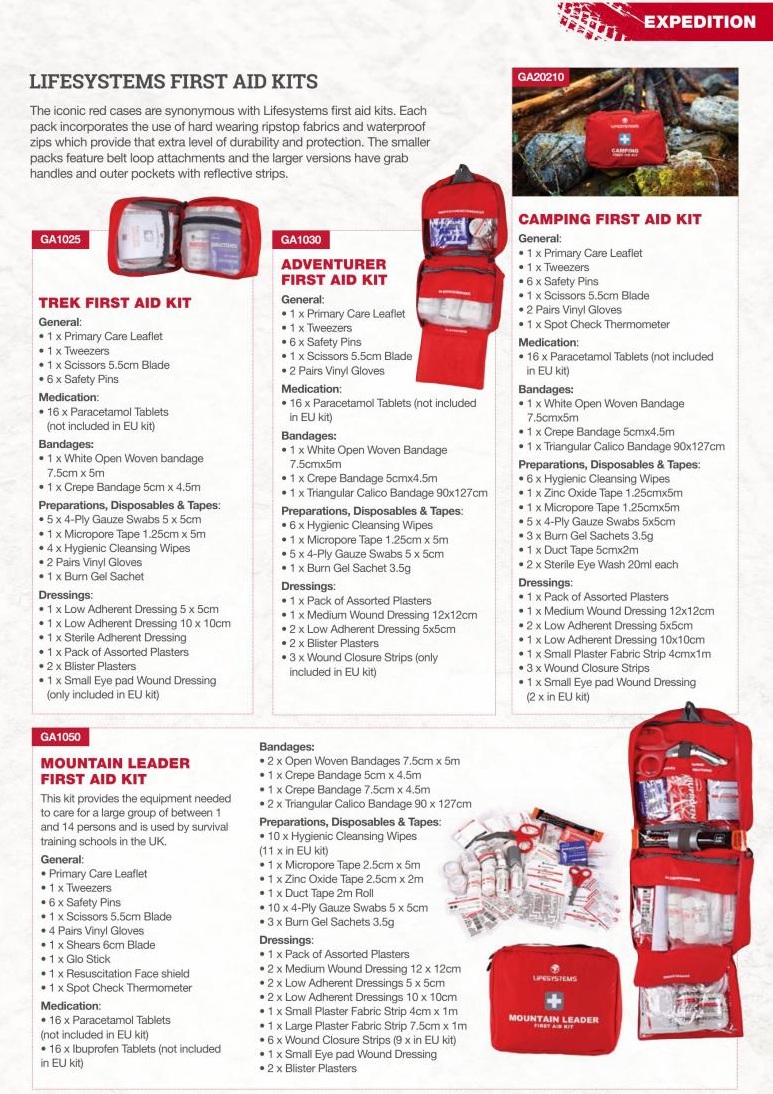 Life Systems - First Aid Kits
