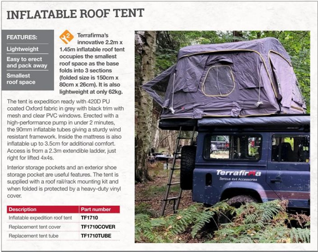 Terrafirma Inflatable Roof Tent