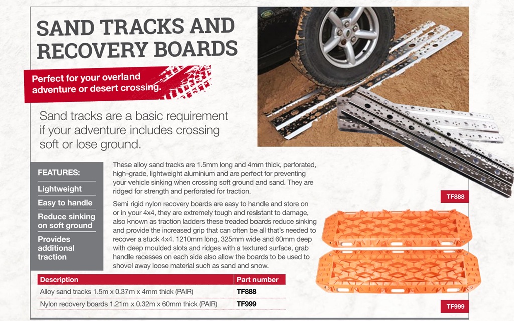 Sand Tracks & Recovery Boards