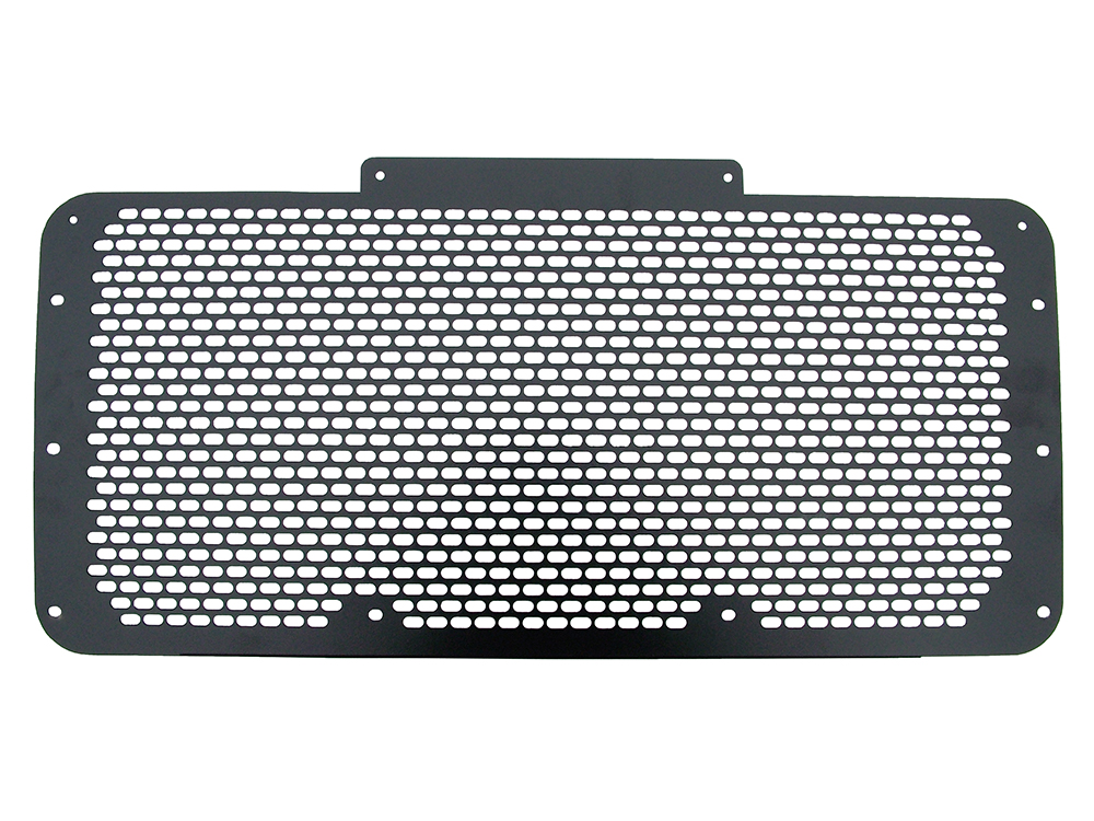 Defender Front Grille Black Powder Coated Stainless Steel - GA2356B
