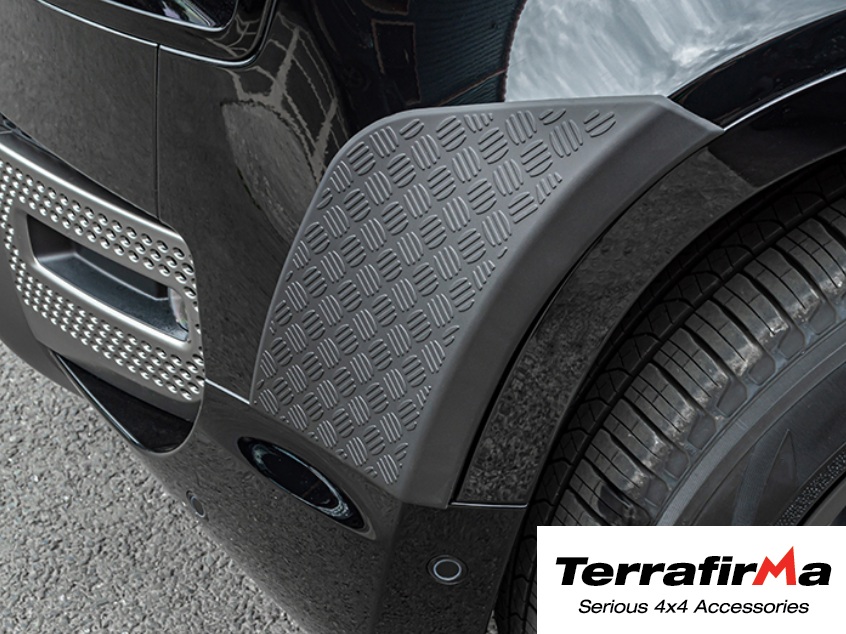 New Defender 110 2020 Onwards Wheel Arch Protectors Plastic Chequer ...