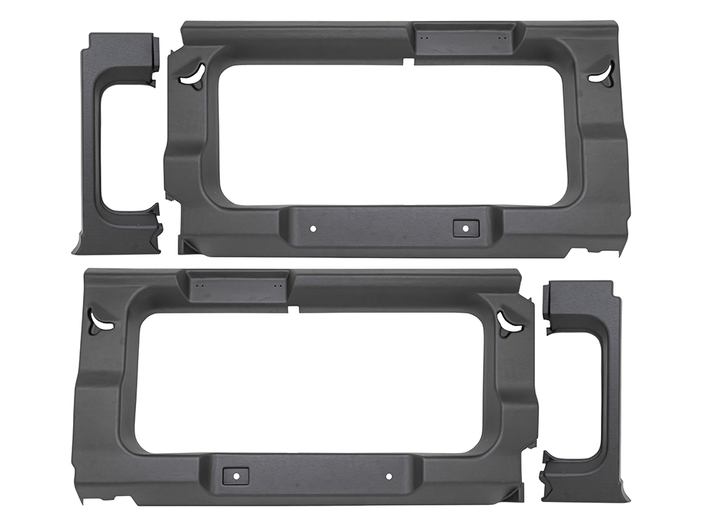 Defender 110 Rear Window Surrounds Trim Kit with Window Cut Outs - Rear ...