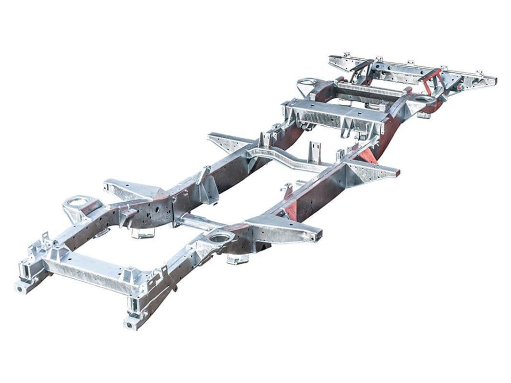 DA2057-300TDI - M Complete Galvanised Chassis for the Defender 110 ...