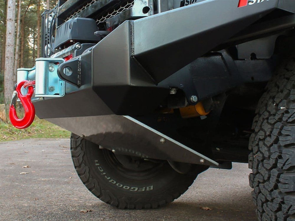 DA3803 Safety Devices Defender Stepped Winch Front Bumper