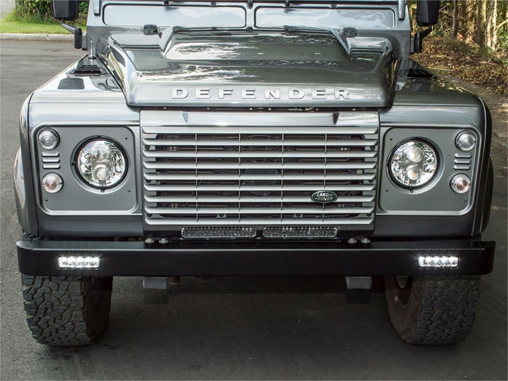 DA8600 Britpart Defender Front Bumper With Integrated Ring LED Lights