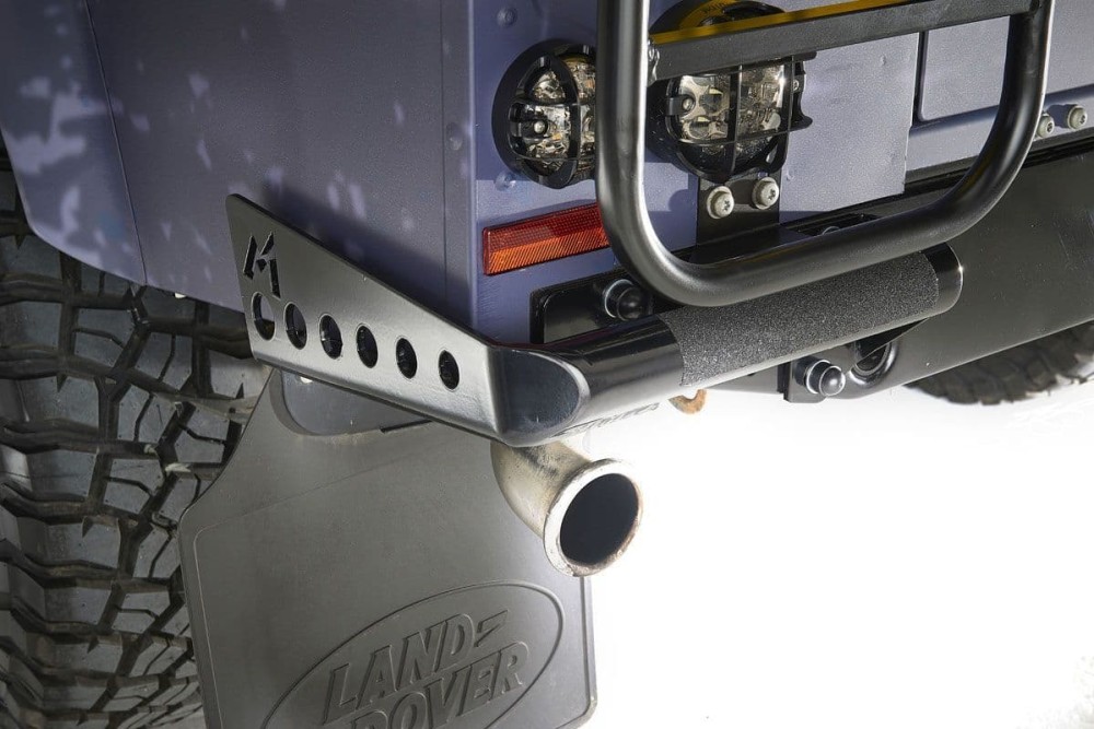 Defender 110 Rear Bumper Corners Heavy Duty With Spare Wheel Carrier ...