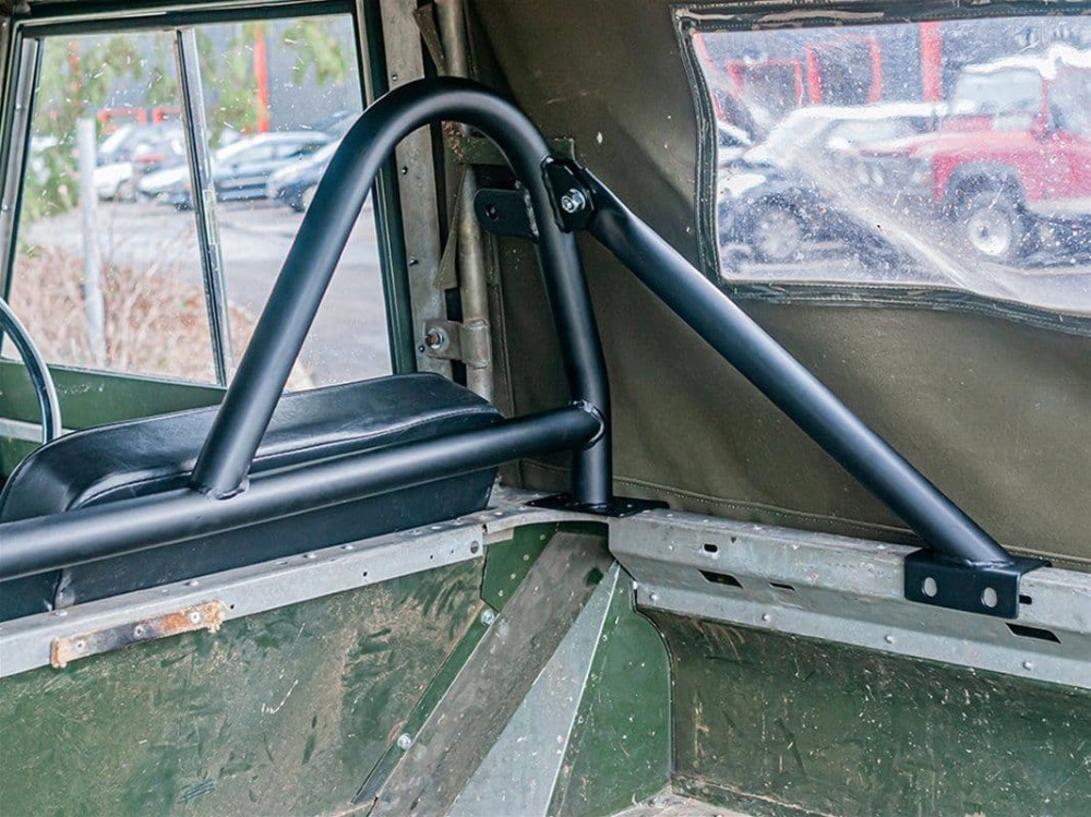 Defender and Series Safety Devices Seat Belt Anchorage Frame - DA3554