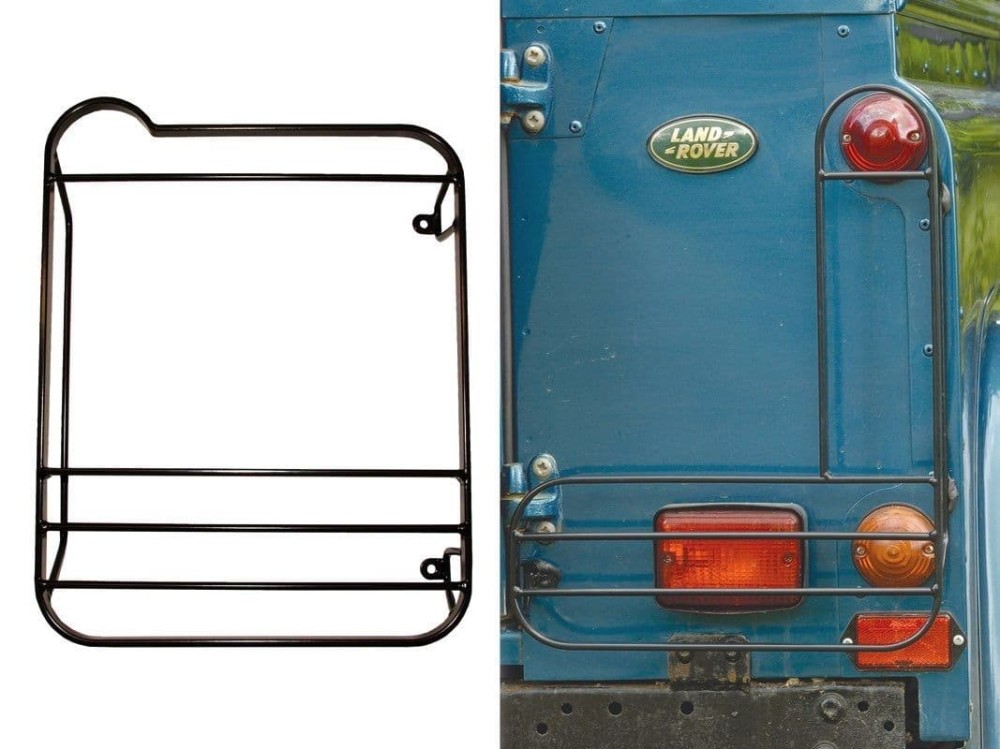 Defender Rear Light Guards Square Left L Shaped Right - STC53157