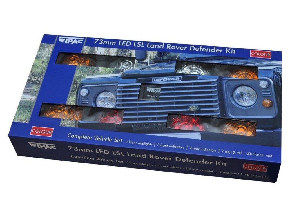 Defender & Series 2/3 73mm Coloured LED Upgrade Light Kit - GL1192/DA1192