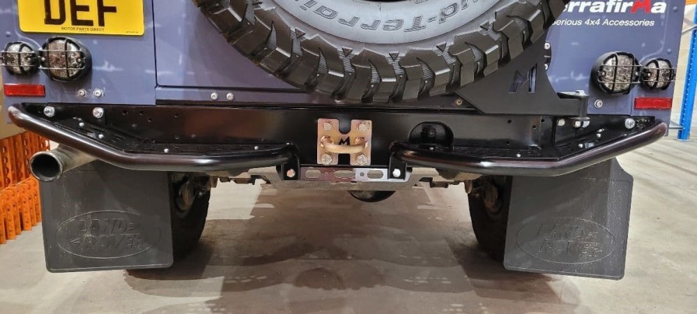 Defender Skeleton Rear Step Corner Bumpers - TF0018