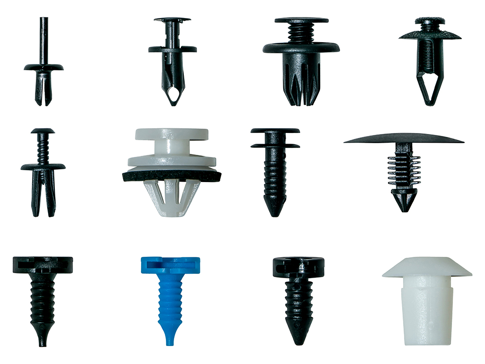 Box of assorted popular trim clips and fixings commonly used on Land ...