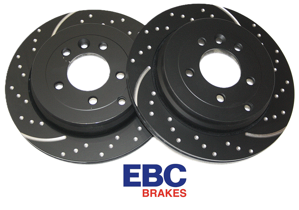 Discovery 3 27 TDV6 & 40 V6 EBC Performance Rear Vented Brake Discs ...