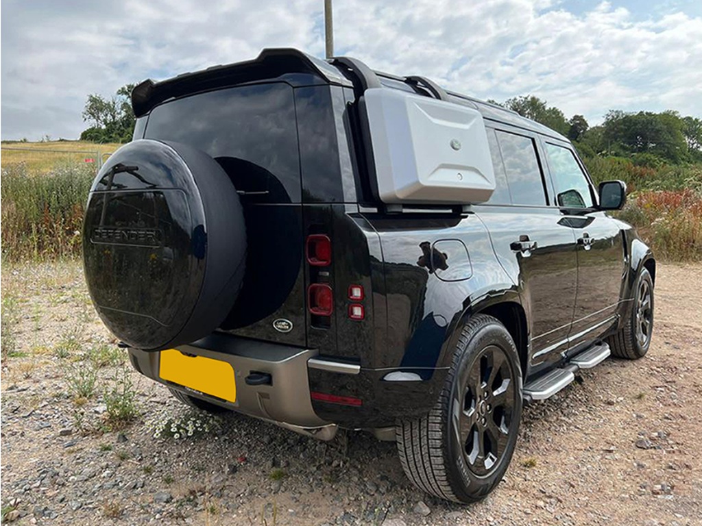 New Defender Spare Wheel Cover Genuine Gloss Black - VPLEW0157