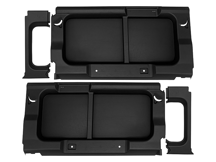 Defender 110 Rear Window Surrounds Trim Kit without Window Cut Outs ...
