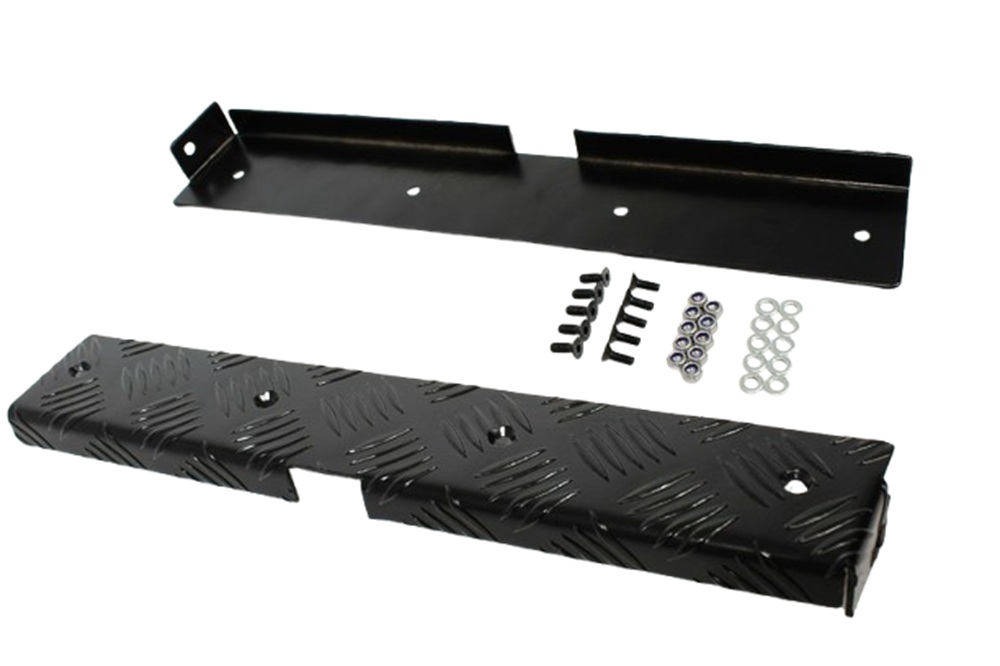 Defender 110 2007 Onwards Rear Corner Chequer Plate Kit Black - CNKIT02 ...
