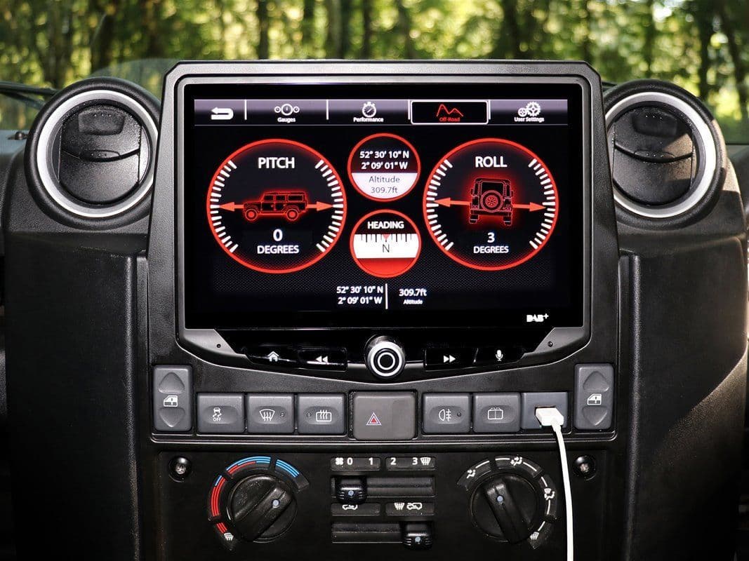 DA3868 Defender 2007 10-Inch Integrated Multimedia System With Integrated Bespoke Installation Kit