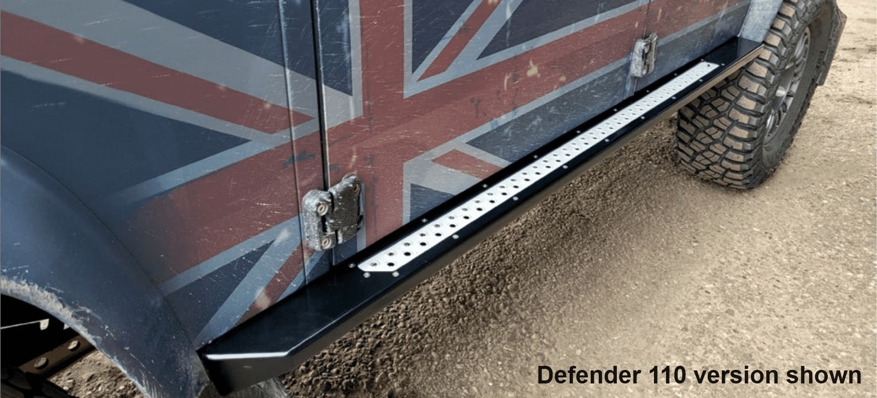 Defender 110 Rock Sliders Terrafirma TRED TF0023