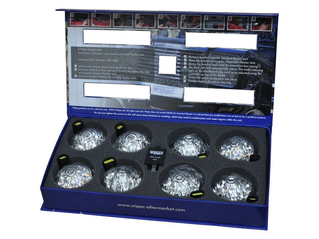 Defender & Series 2/3 73mm Clear LED Upgrade Light Kit - GL1191/DA1191
