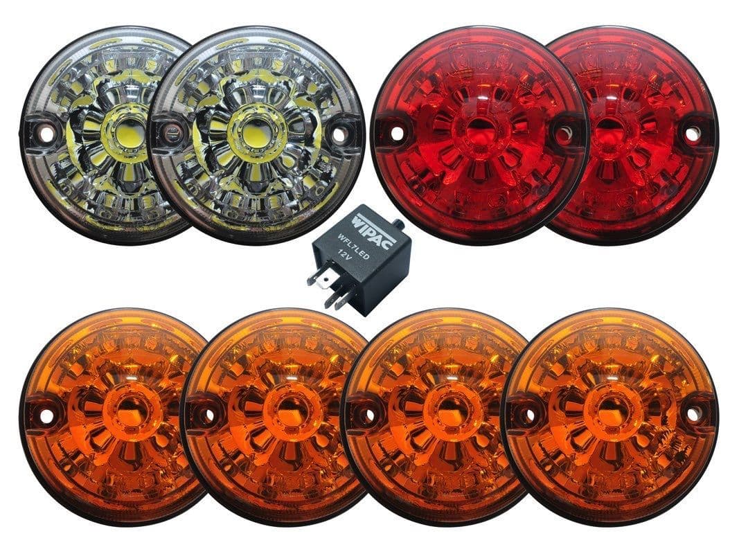 Defender & Series 2/3 73mm Coloured LED Upgrade Light Kit - GL1192/DA1192