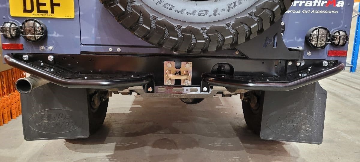 Defender Skeleton Rear Step Corner Bumpers - TF0018