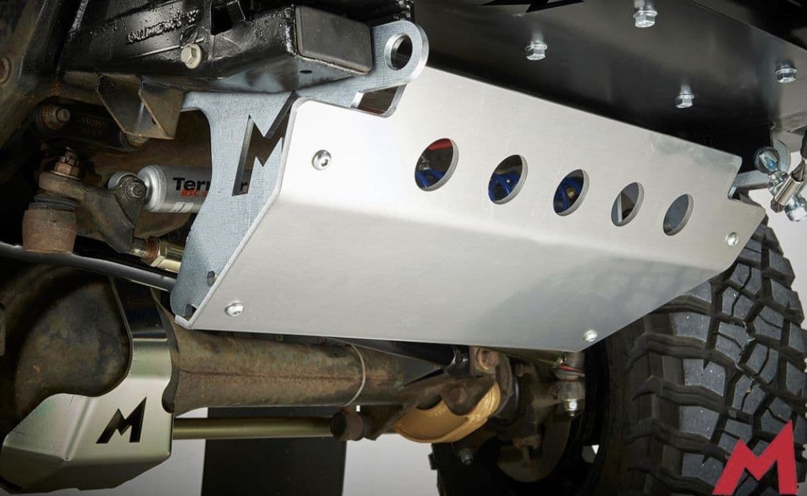 Defender Steering Guard LHD Silver Alloy - TF841L