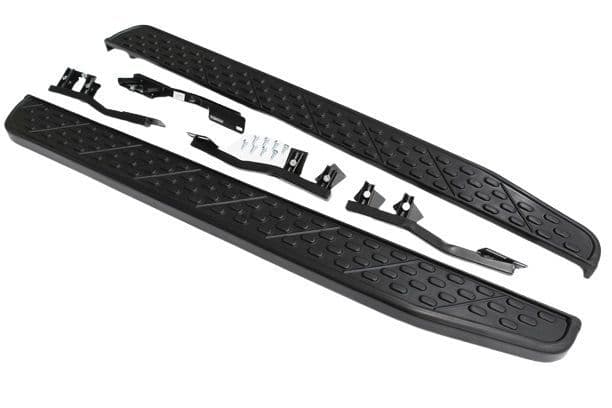 Discovery 1 Side Steps Rubber Top Black - STC8130AB