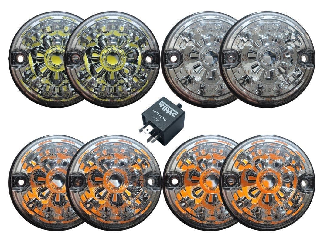 GL1191 DA1191 S6067LED Wipac Defender & Series 2/3 73mm Clear LED ...