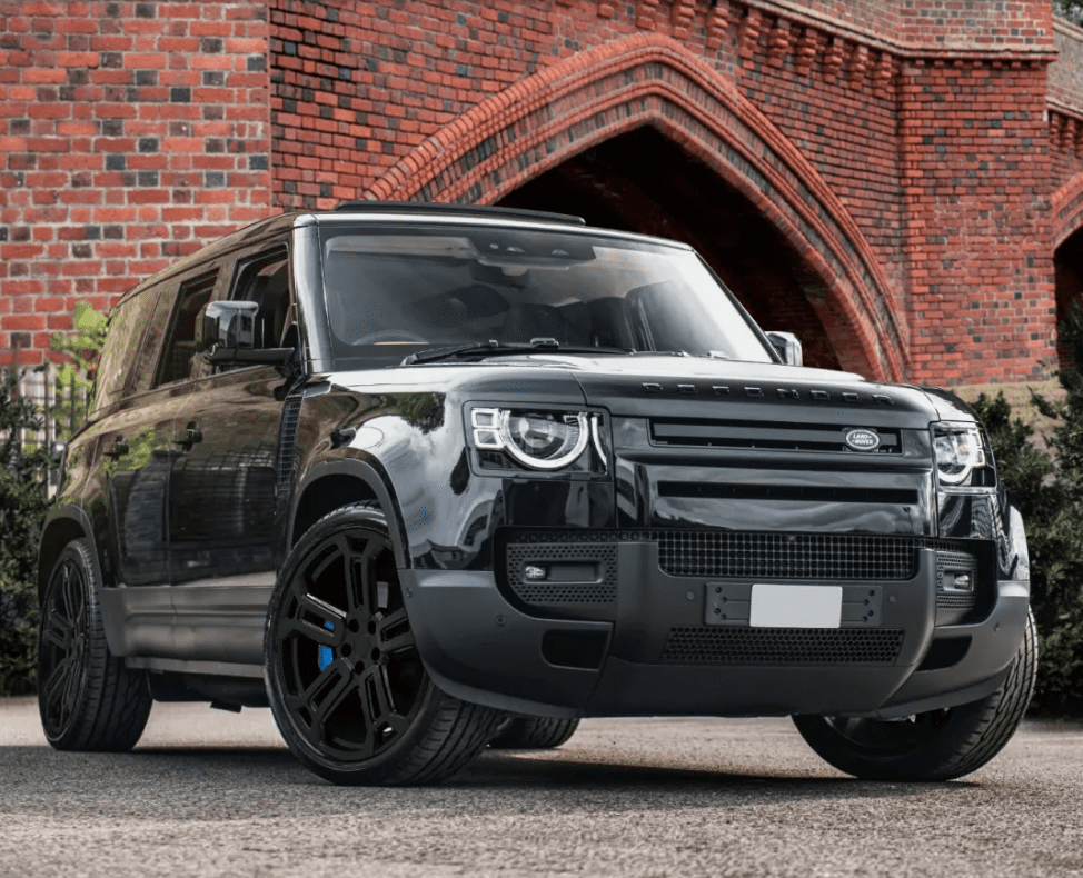 New Defender AXE 10 x 22 Alloy Wheels Satin Black Set of 5 - EX36