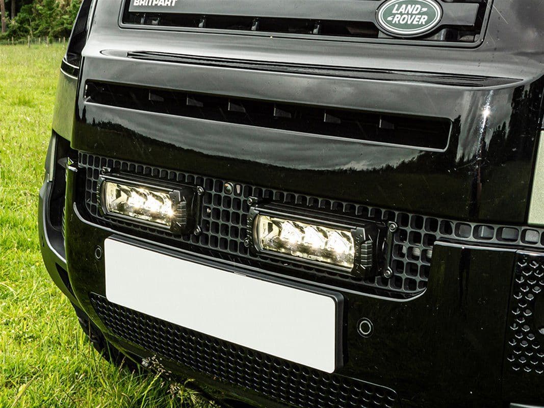 New Defender LAZER Triple-R 750 LED Spotlights Grille Intergration Kit ...