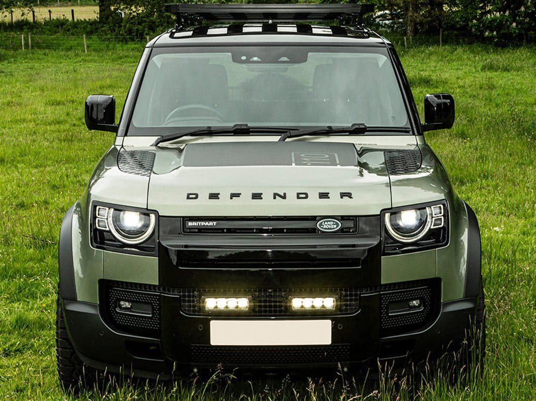 New Defender LAZER Triple-R 750 LED Spotlights Grille Intergration Kit ...