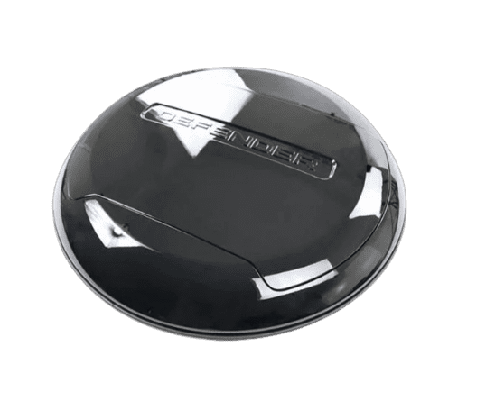 New Defender Spare Wheel Cover Genuine Gloss Black - VPLEW0157