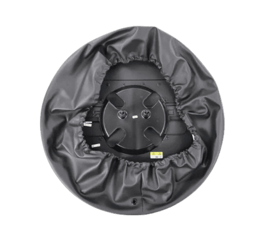 New Defender Spare Wheel Cover Genuine Gloss Black - VPLEW0157