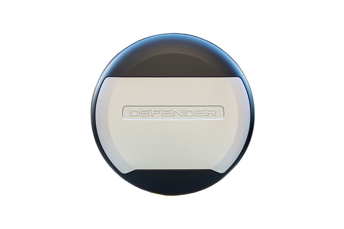 New Defender Spare Wheel Cover Genuine Satin Silver - VPLEW0143