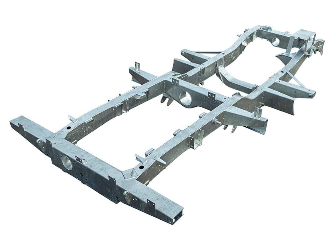 NRC4642G-M Complete Galvanised Chassis for Series 2A - 4-cyl Series 3 - SWB - 4-cyl - MARSHLAND