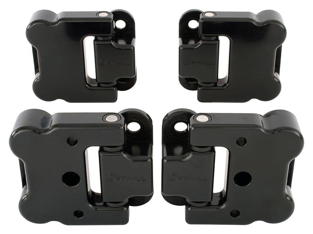 Optimill Front Door Security Hinge Kit Defender 90 and 110 2 Door Pick ...