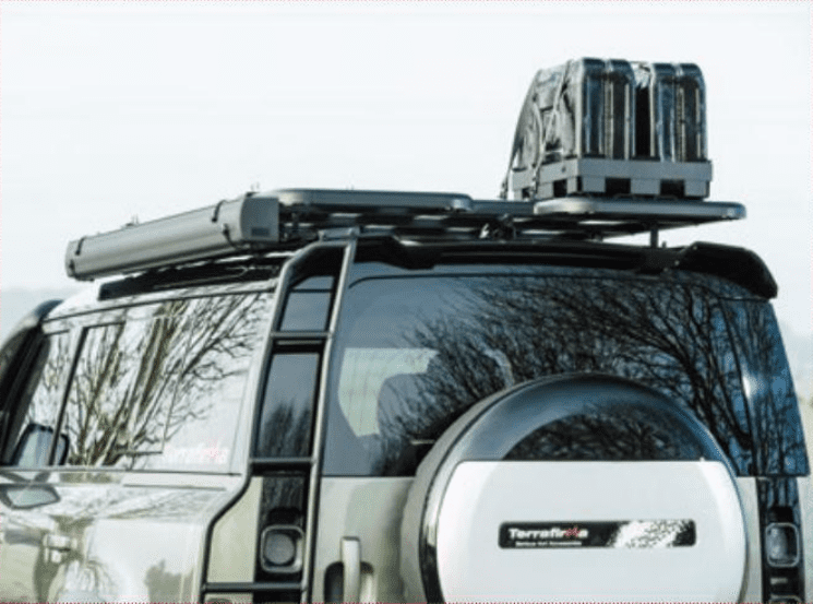 Terrafirma Double Jerry can Holder Roof Rack - TF8008