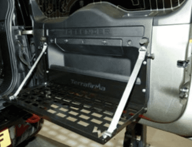 Terrafirma New Defender Rear Door Fold Down Shelf - TF8000