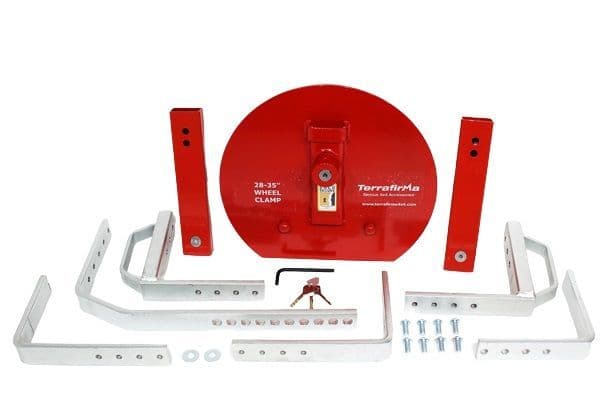 TF758 Terrafirma XL Security Wheel Clamp Suits wheels from 32& to 35& Dia