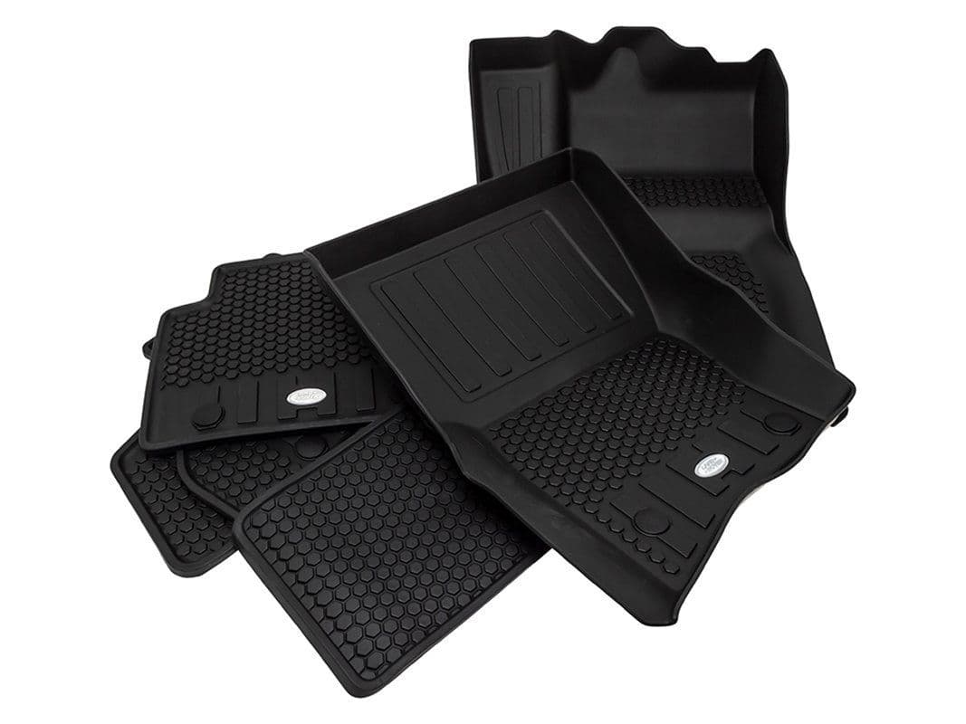 VPLES0667 New Defender 110 52 Seats Genuine Deep Sided Rubber Floor Mat Set