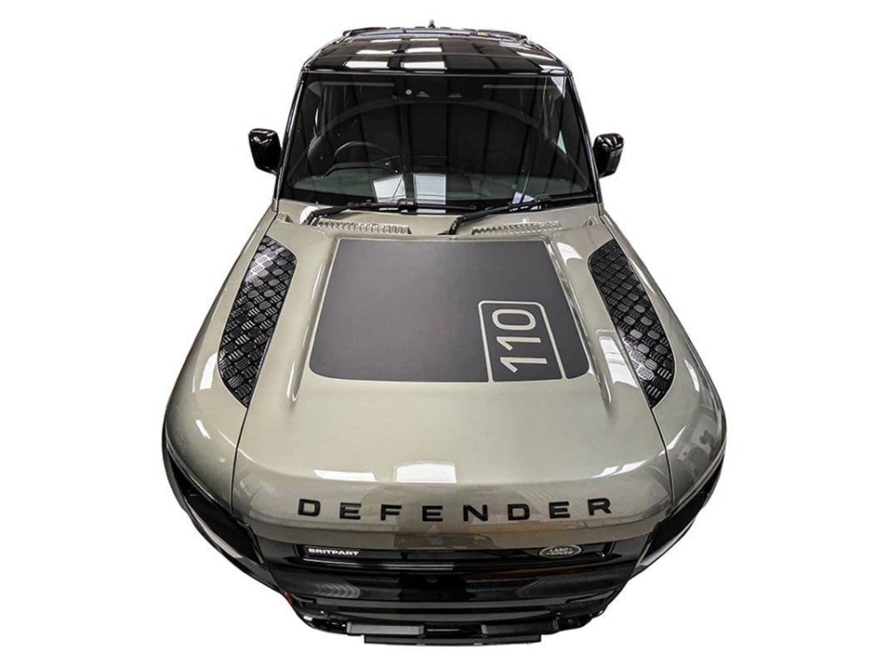 New Defender Anti Glare Bonnet Decal - VPLEP0544