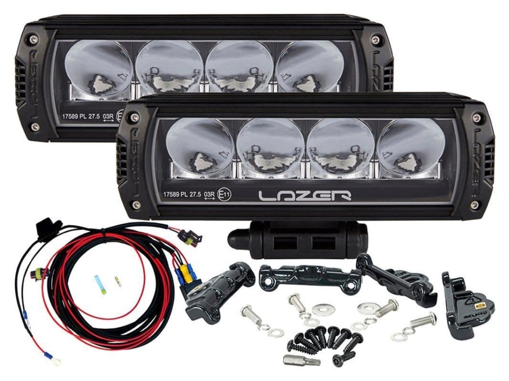 New Defender LAZER Triple-R 750 LED Spotlights Grille Intergration Kit ...