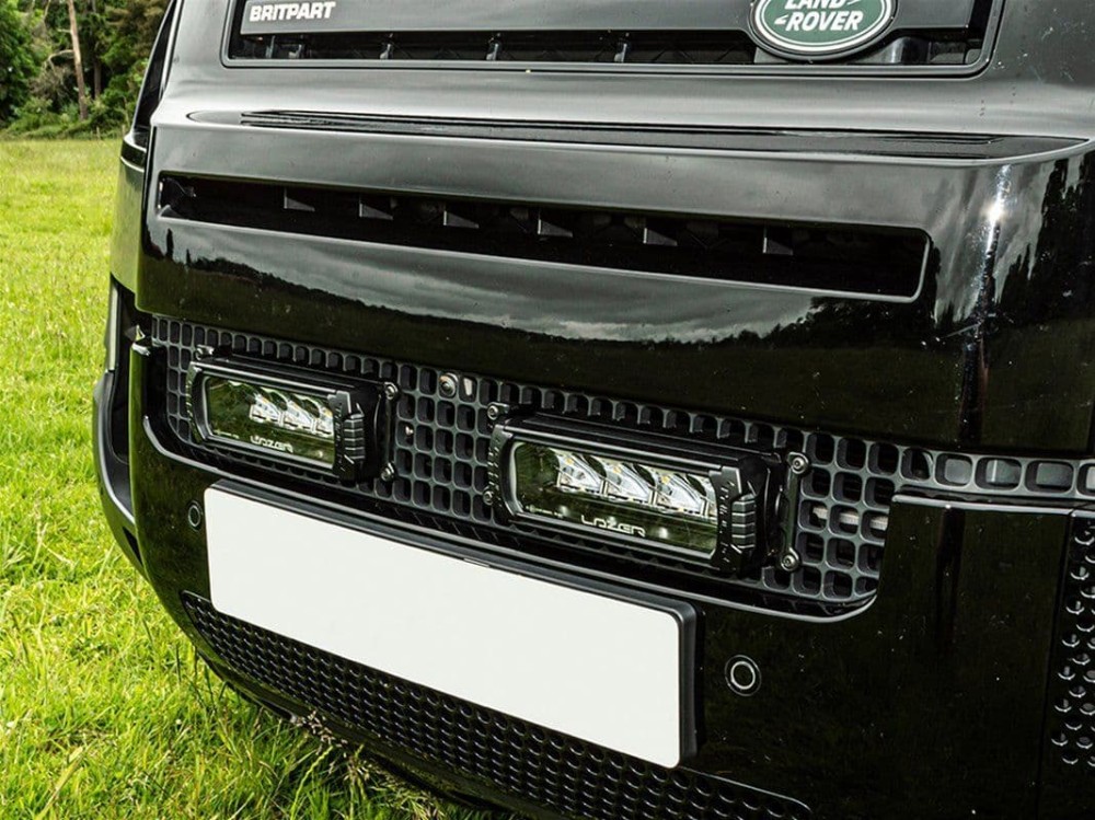 New Defender LAZER Triple-R 750 LED Spotlights Grille Intergration Kit ...