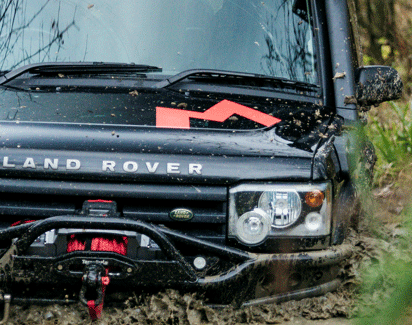 Vehicle Body Sticker Kit Black with Red M 1700 x 253mm - TF2040