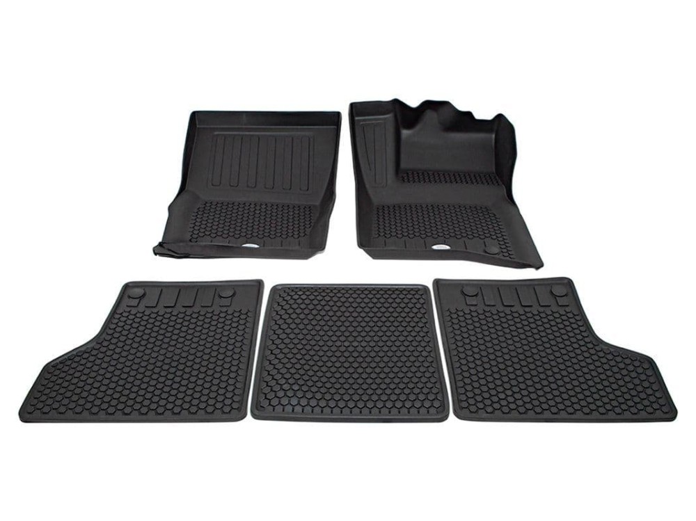 VPLES0665 New Defender 90 Genuine Deep Sided Rubber Floor Mat Set