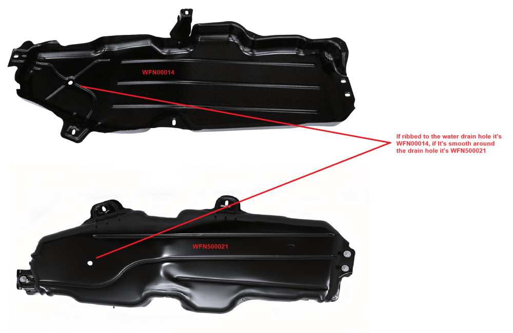 WFN500021 Range Rover Sport 2005 - 2013 Fuel Tank Strap Cradle Assembly